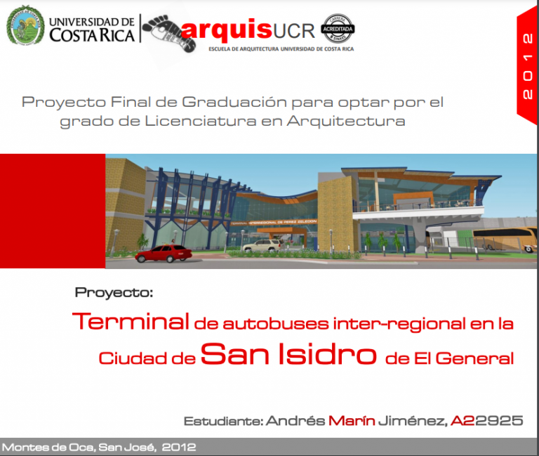 Terminal de autobuses inter-regional en la ciudad de San Isidro de El ...